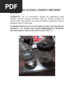 Uso Seguro del Mechero de Alcohol | PDF | Laboratorios