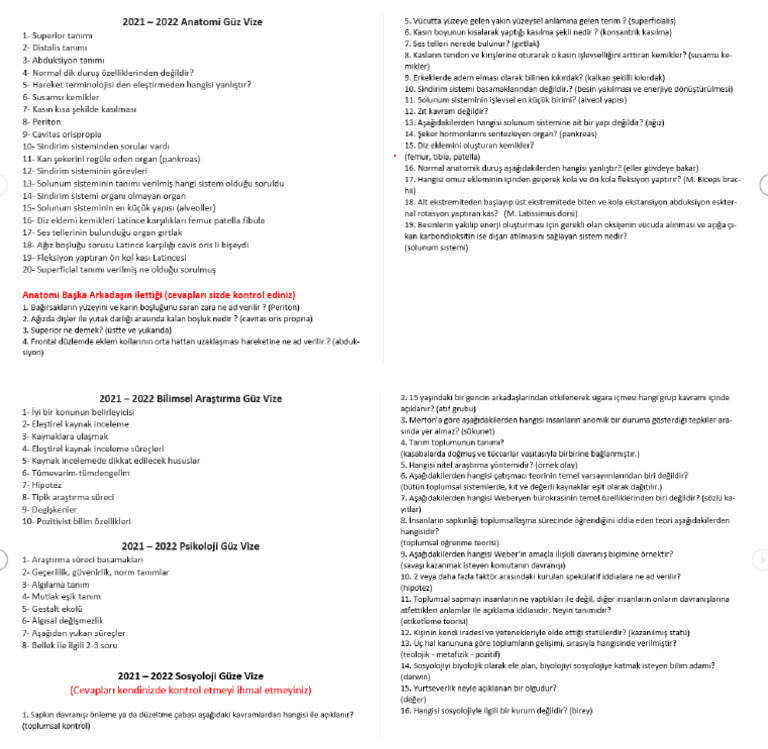 SÄ Nä F 2021 GÃ Z Vize | PDF