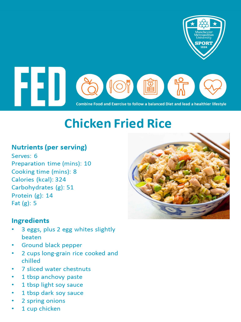 Chicken Fried Rice | PDF