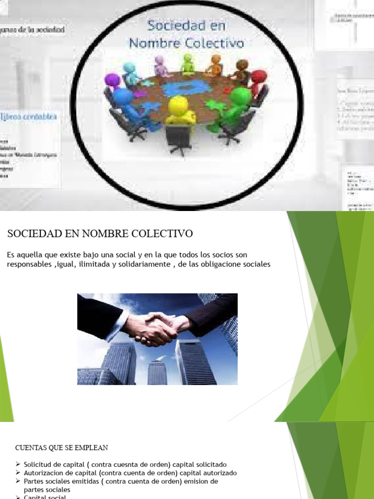 Sociedad en Nombre Colectivo | PDF | Sociedad de responsabilidad limitada | Contabilidad