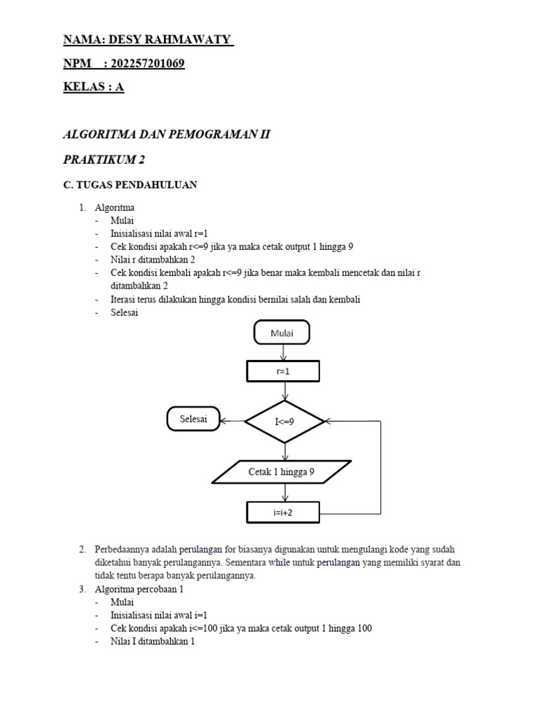 Algoritma Pemrograman Dasar dan Contoh | PDF