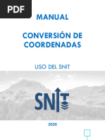 Guía de Captura de Coordenadas SNIT | PDF | Informática