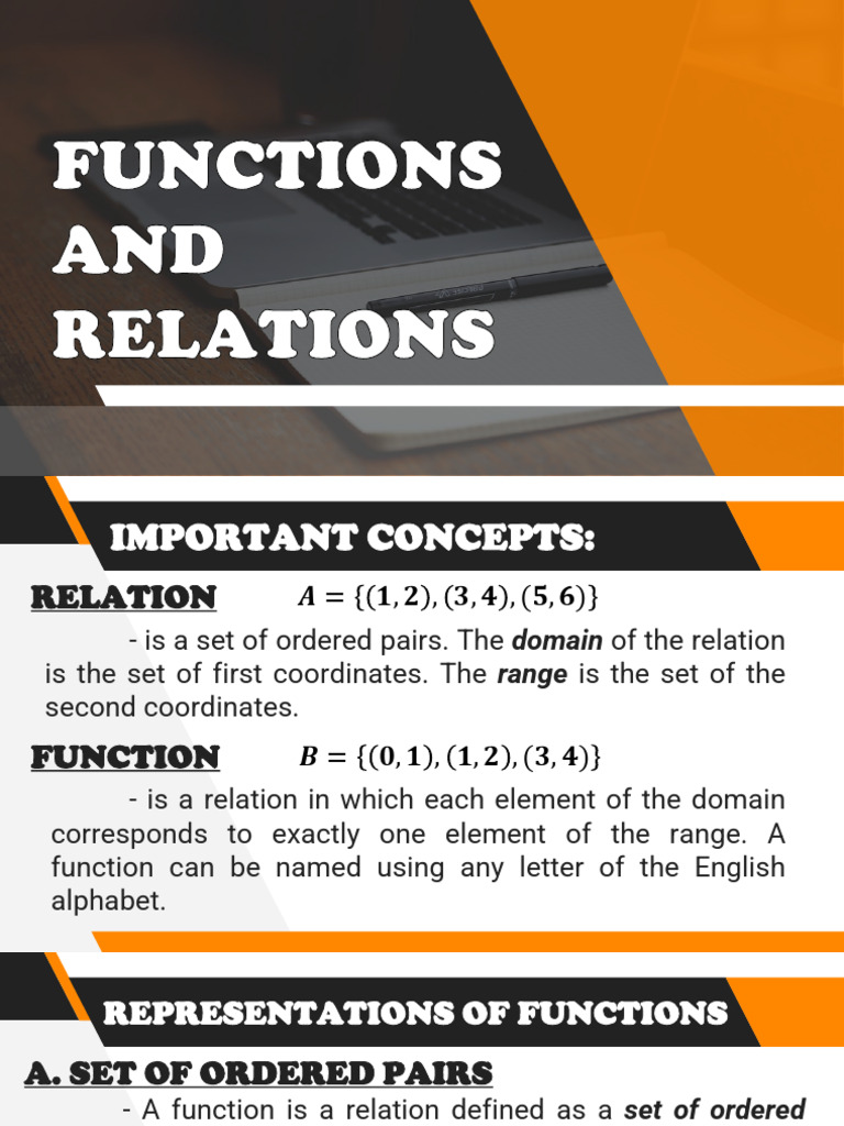 1 Functions And Relations Pdf Function Mathematics Set Mathematics
