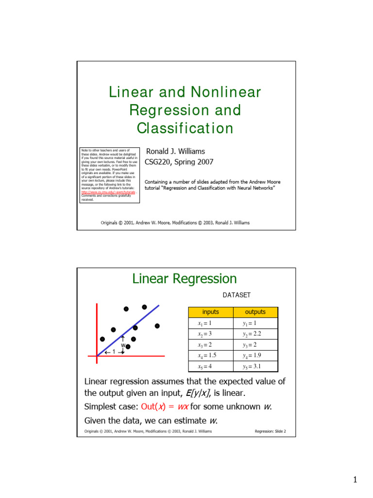 Regression | PDF | Regression Analysis | Artificial Neural Network