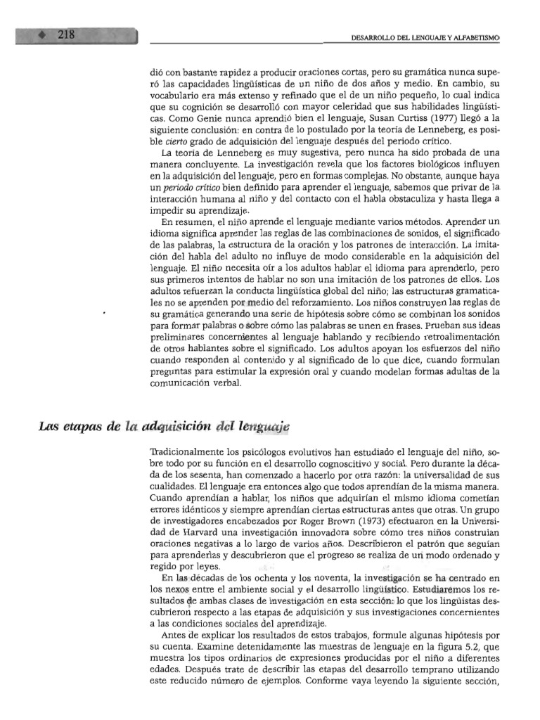 1.6 JUDITH MEECE. Las Etapas de La Adquisición Del Lenguaje en ... 1.6 JUDITH MEECE. Las Etapas de La Adquisición Del Lenguaje en ...