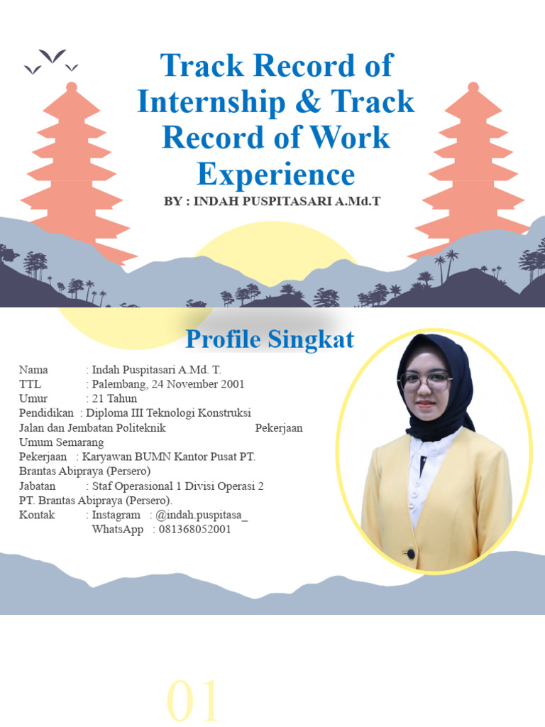 Pengalaman Kerja & Magang Indah | PDF