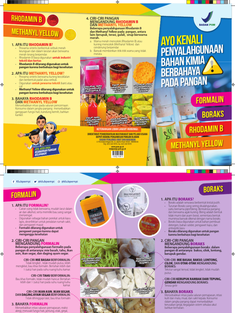 BPOM Leaflet BahanBerbahaya FIX | PDF