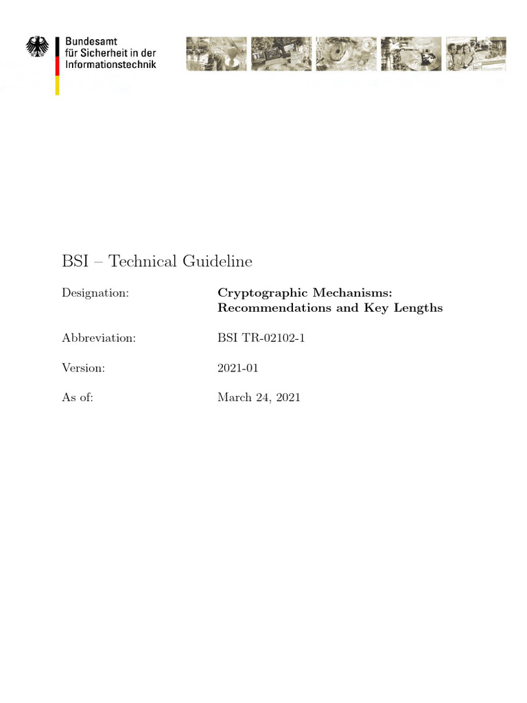 Cryptography Guidelines for Experts | PDF | Cryptography | Key (Cryptography)