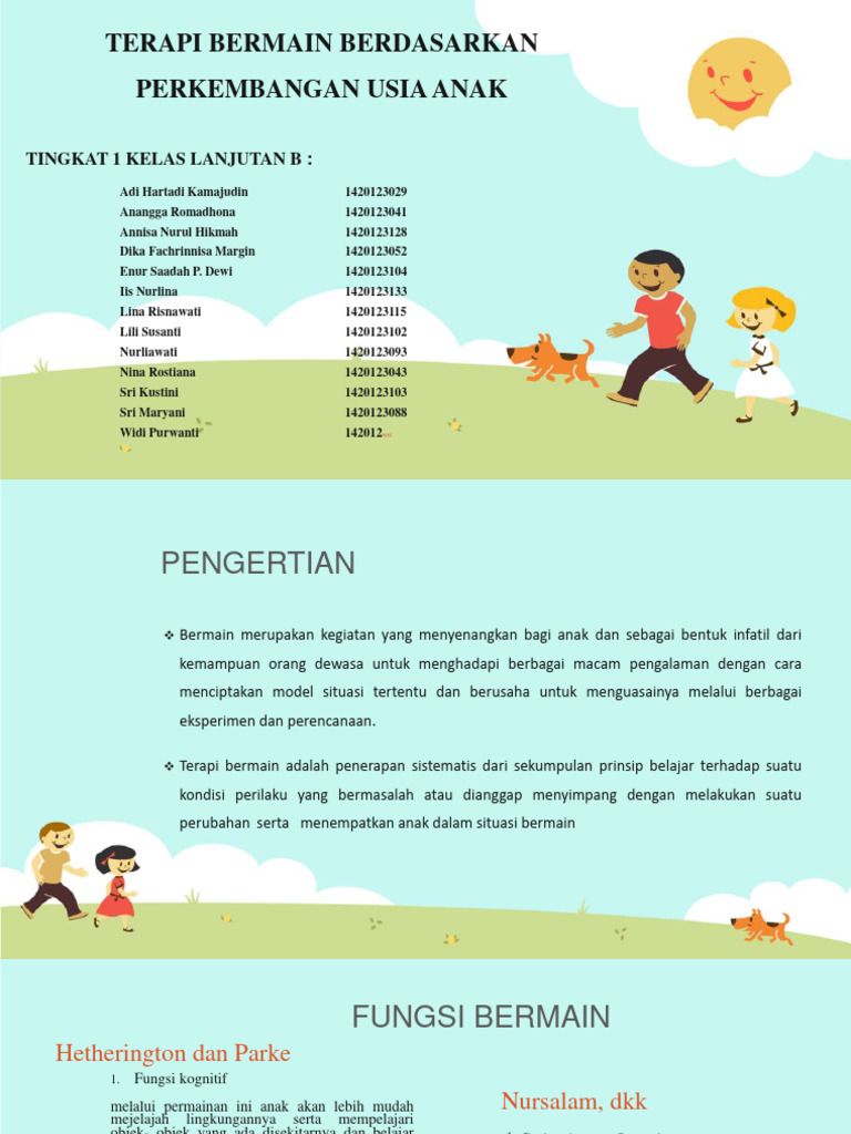 Terapi Bermain Berdasarkan Perkembangan Usia Anak | PDF