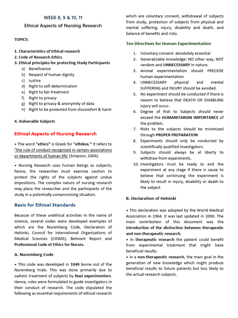 3 4 Nursing Research Reviewer | PDF | Sampling (Statistics) | Informed Consent