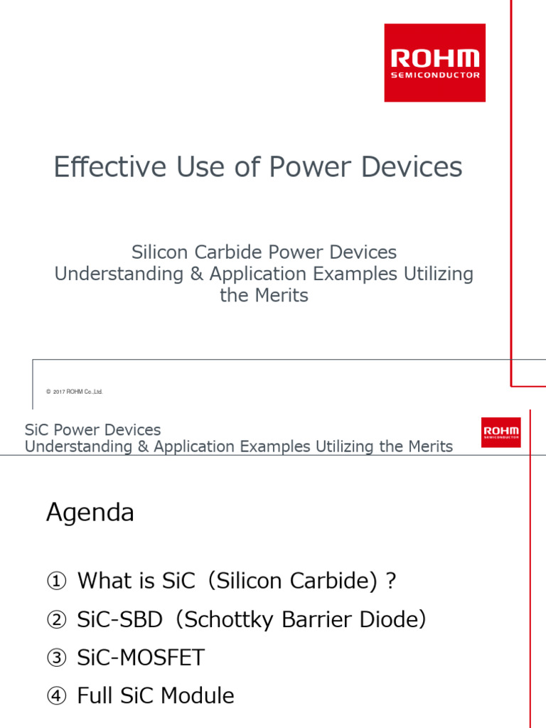 TechWeb_E_DL_SiC (1) | PDF | Field Effect Transistor | P–N Junction