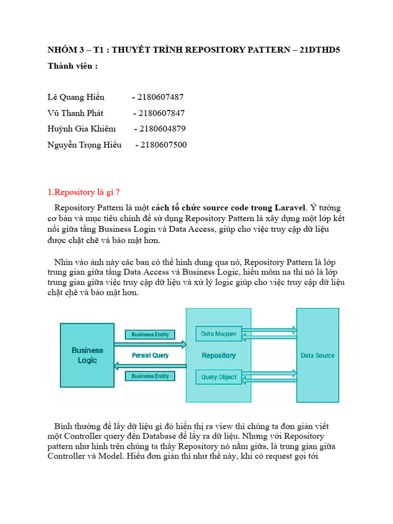 Nhom3 Repository-Pattern | PDF