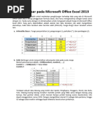 100 Rumus Excel Beserta Fungsi Dan Contohnya | PDF | Sains & Matematika