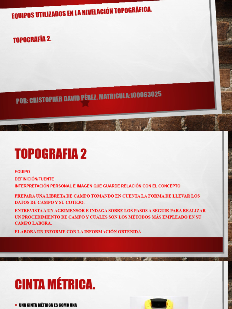 Terea 2 Topo 2 Realizada | PDF | Agrimensura | Sistema de Posicionamiento Global