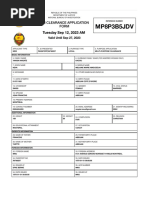 NBI Clearance Application Form | PDF | Social Institutions | Social Science