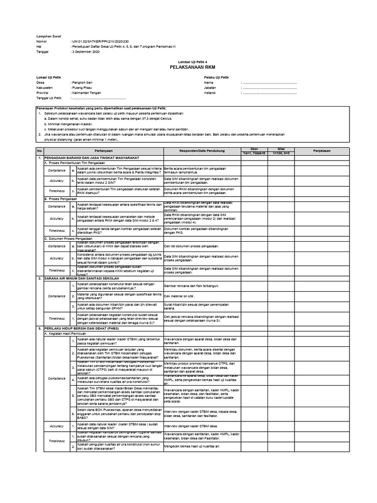 Instrumen Uji Petik | PDF | Teknologi & Rekayasa