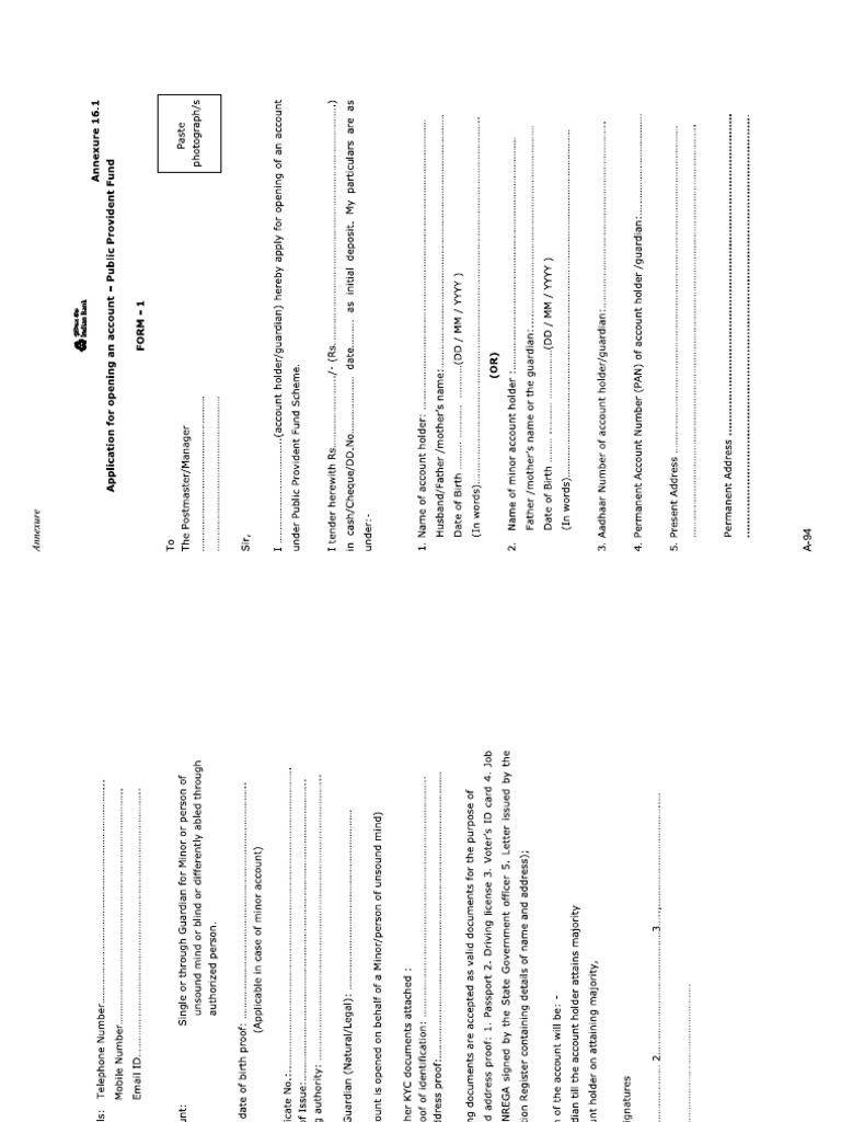 PPF Forms | PDF
