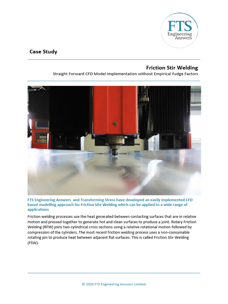 Friction Stir Welding Flyer Oxcam | Download Free PDF | Welding ...