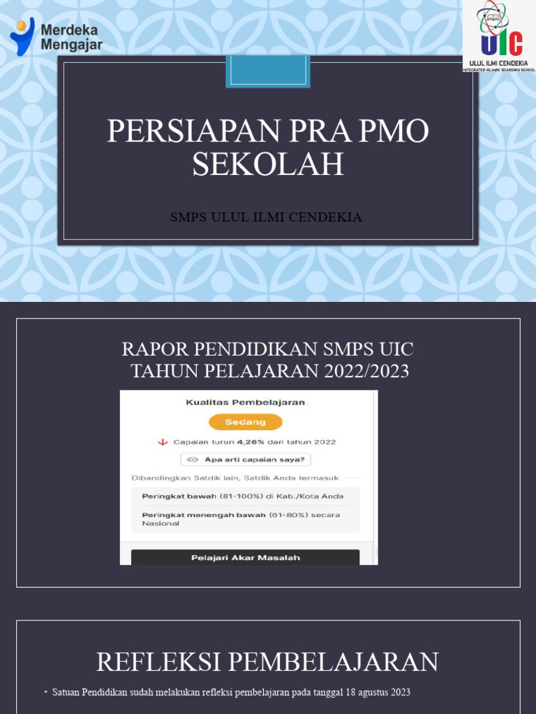Persiapan Pra Pmo Sekolah | PDF | Karier & Perkembangan | Seni