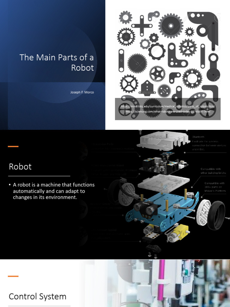 Parts of A Robot | PDF