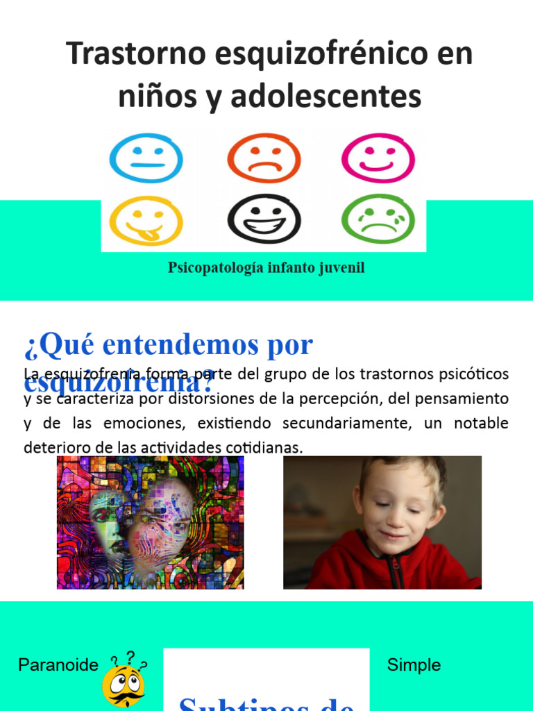Esquizofrenia Infantil. | PDF | Esquizofrenia | Antipsicótico