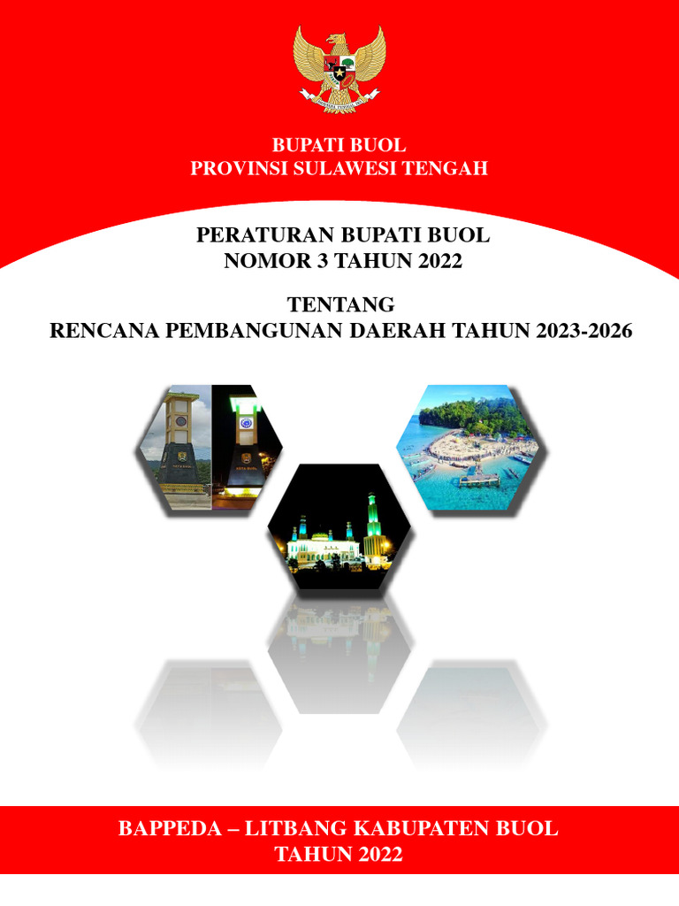 RPD Kabupaten Buol 2023-2026 | PDF