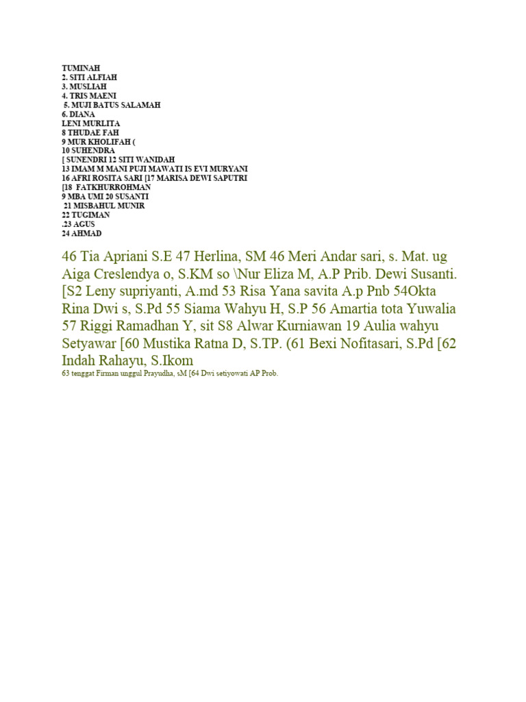 63 Tenggat Firman Unggul Prayudha, SM (64 Dwi Setiyowati AP Prob | PDF