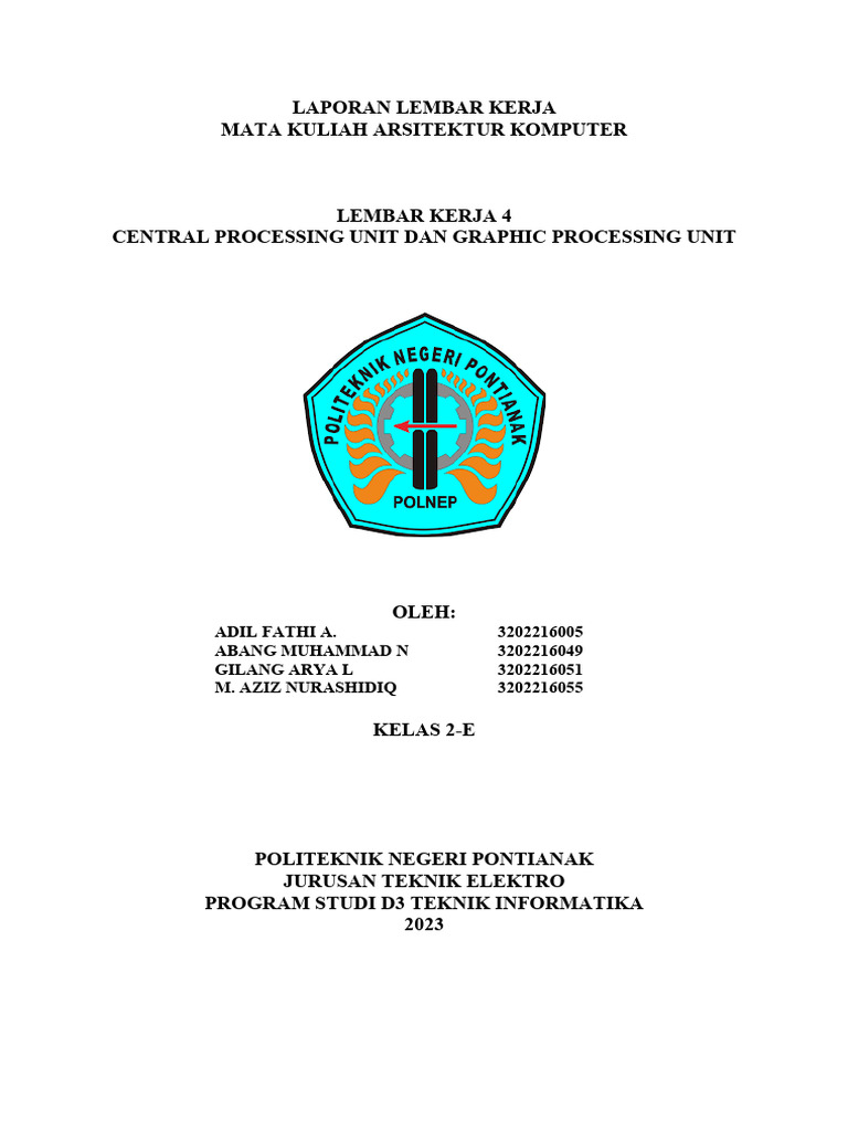 Adil Fathi Abdillah - Arsitektur Komputer - LK4 | PDF