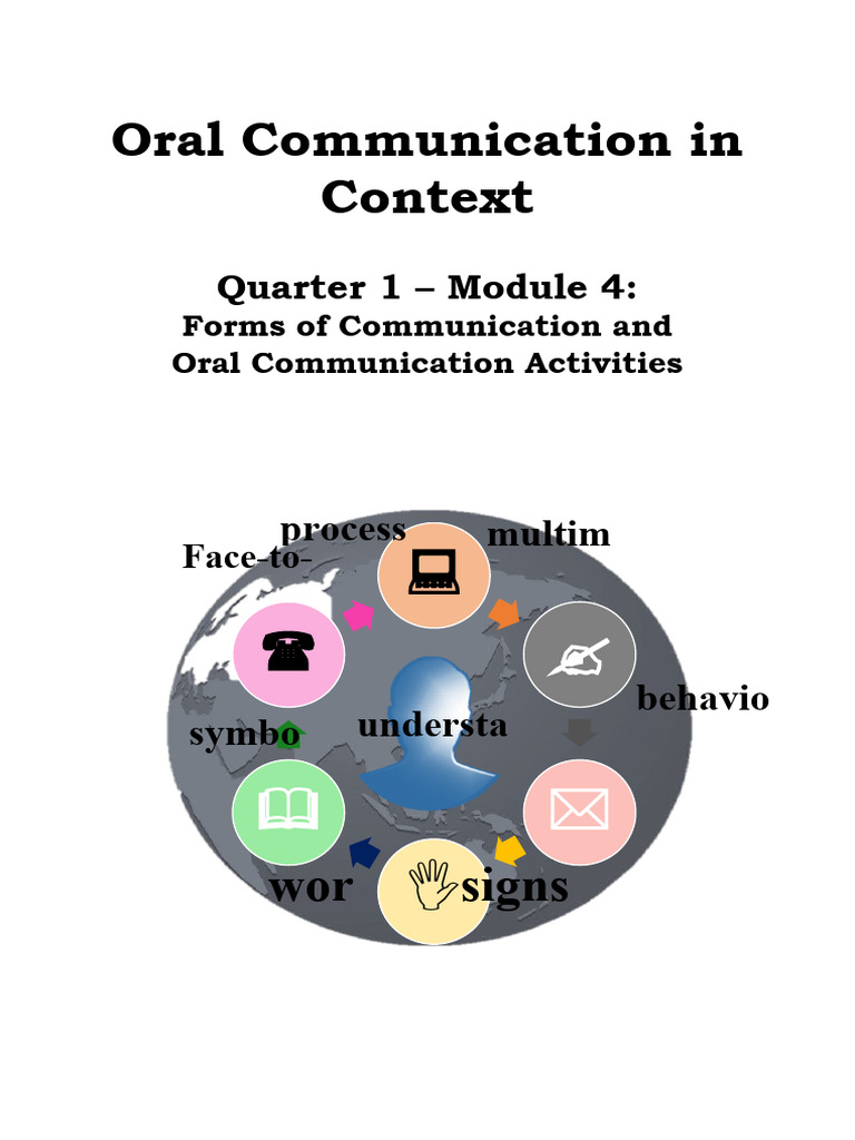 Oralcom Module 4 Week 4 Communication Activity | PDF | Nonverbal ...