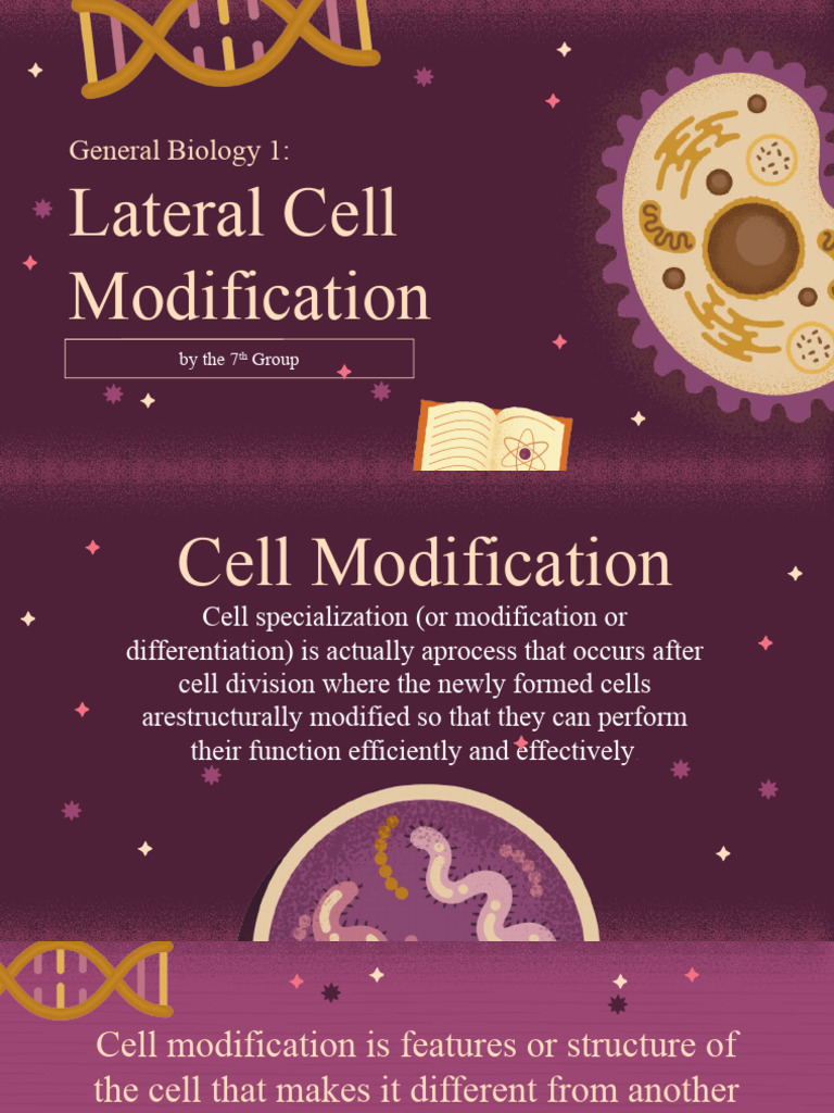 Lateral Cell Modification STEM 11 B | PDF | Self-Improvement | Wellness