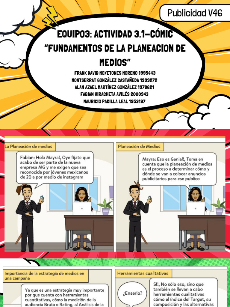 Equipo3Actividad3 1-Cómic | PDF