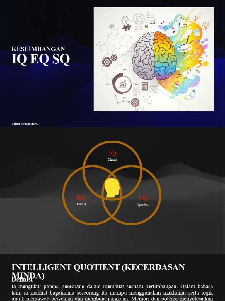 Keseimbangan IQ EQ SQ | PDF
