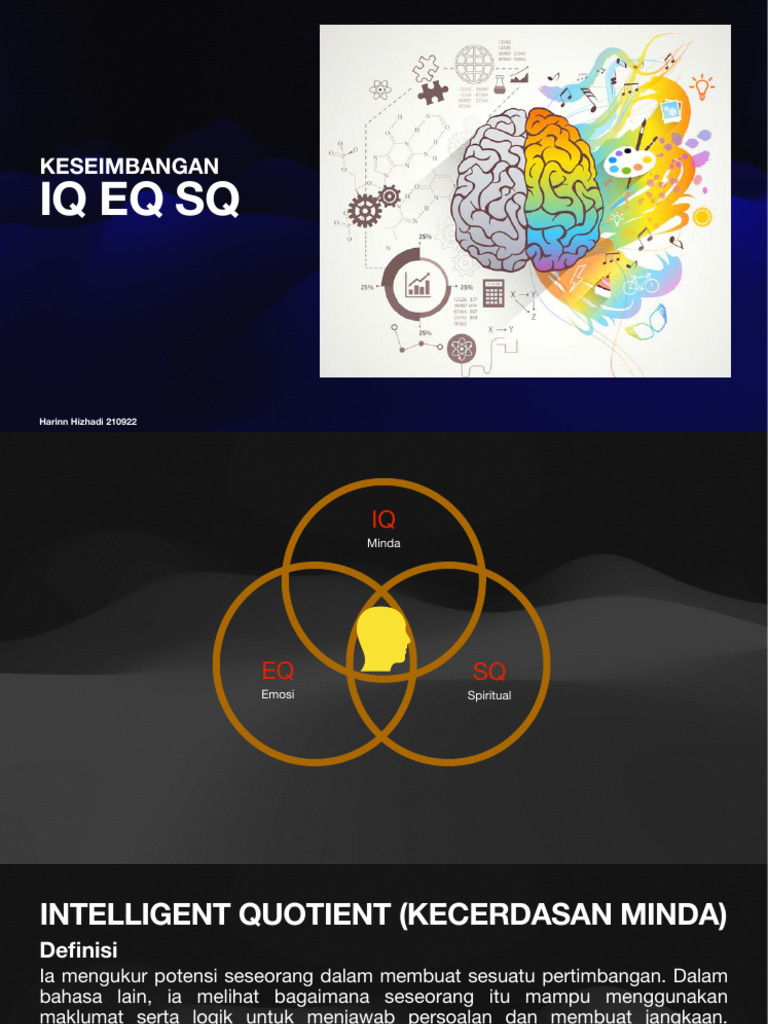 Keseimbangan IQ EQ SQ | PDF