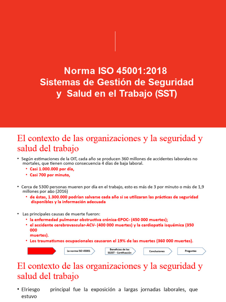 Clase Nro. 6 - ISO 45001 | PDF | Seguridad y salud ocupacional | Planificación