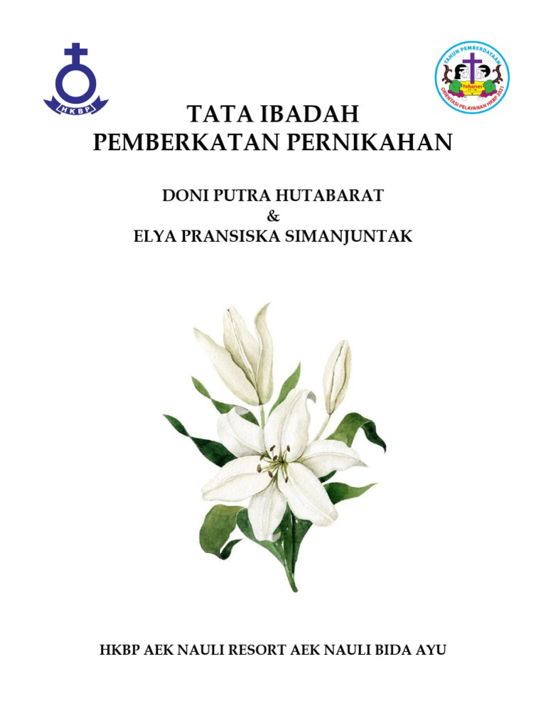 Tata Ibadah Pemberkatan Pernikahan | PDF