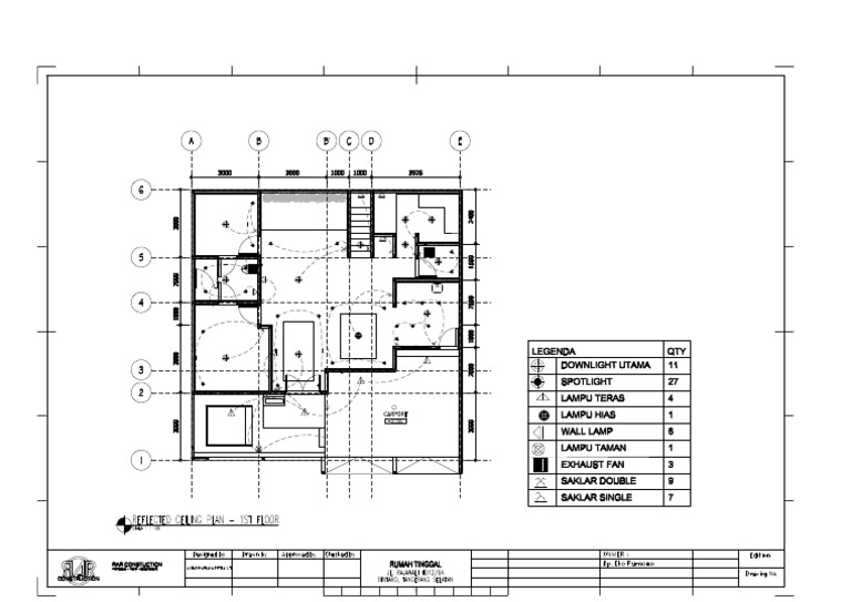 1st Floor - Reflected Ceiling Plan | PDF