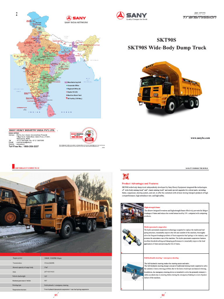 Sany skt90s Mining Dumper | PDF