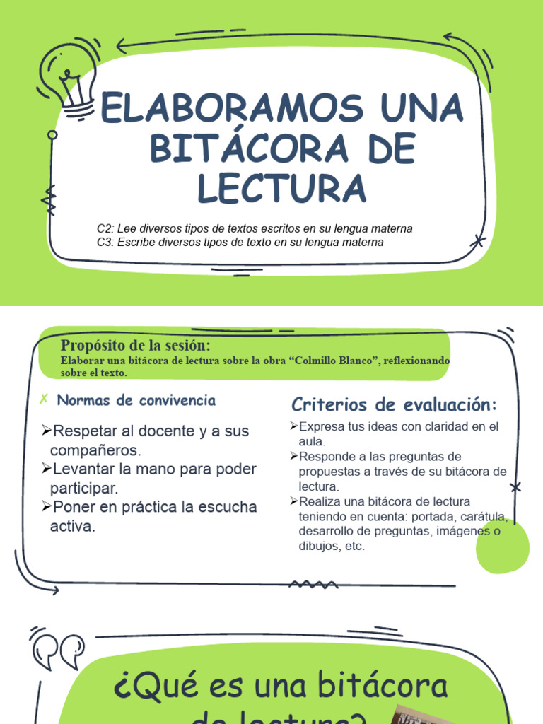 bitacora_de_lectura_-_ppt | PDF