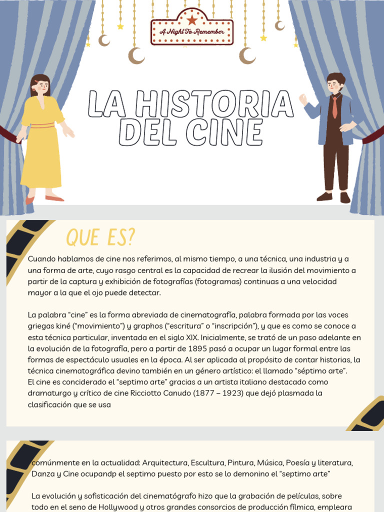 La Historia Del Cine Grupo # 1 | PDF | Las artes