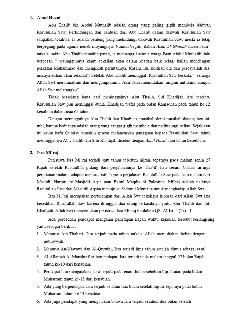 Amul Huzni | PDF | Agama & Spiritualitas