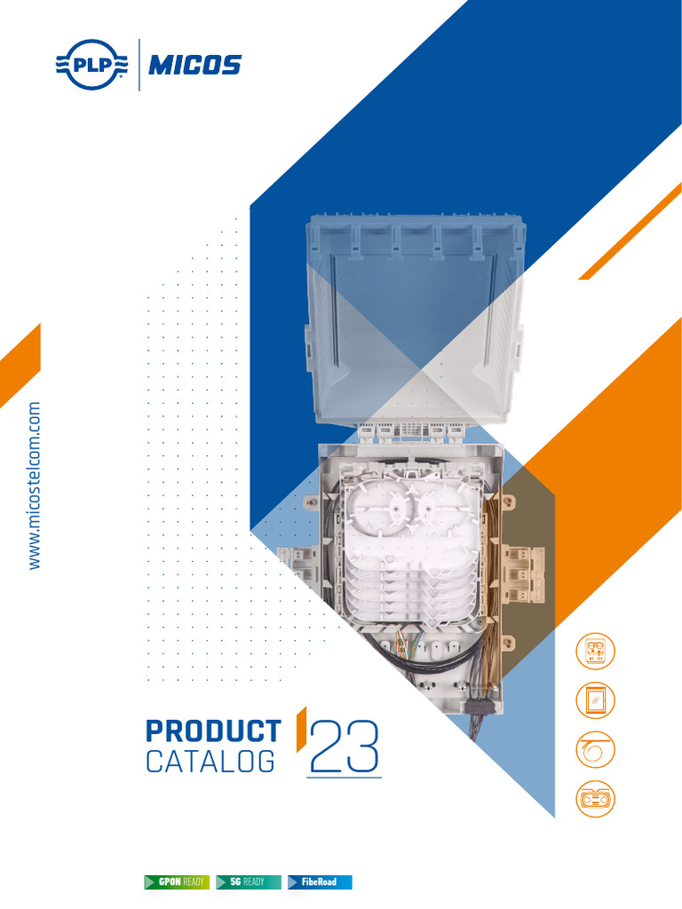 PLP Micos Product Catalog 2023 | PDF | Fiber To The X | Optical Fiber