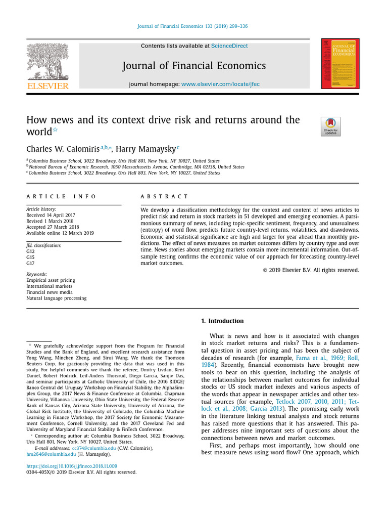 2019-190-How News and Its Context Drive Risk and Returns Around The ...