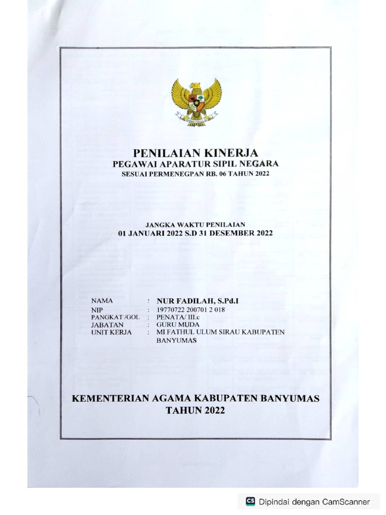 PKG 2022 - Nur Fadilah | PDF