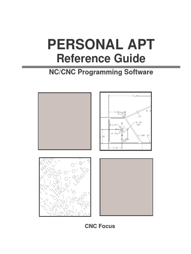 Personal APT, Reference Guide, NC - CNC Programming Software - PDF Room ...
