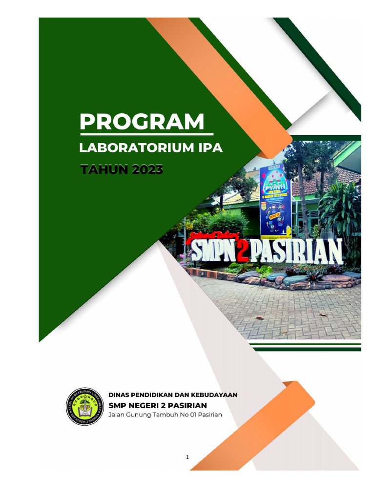 Program Kerja Laboratorium IPA SMP2 | PDF