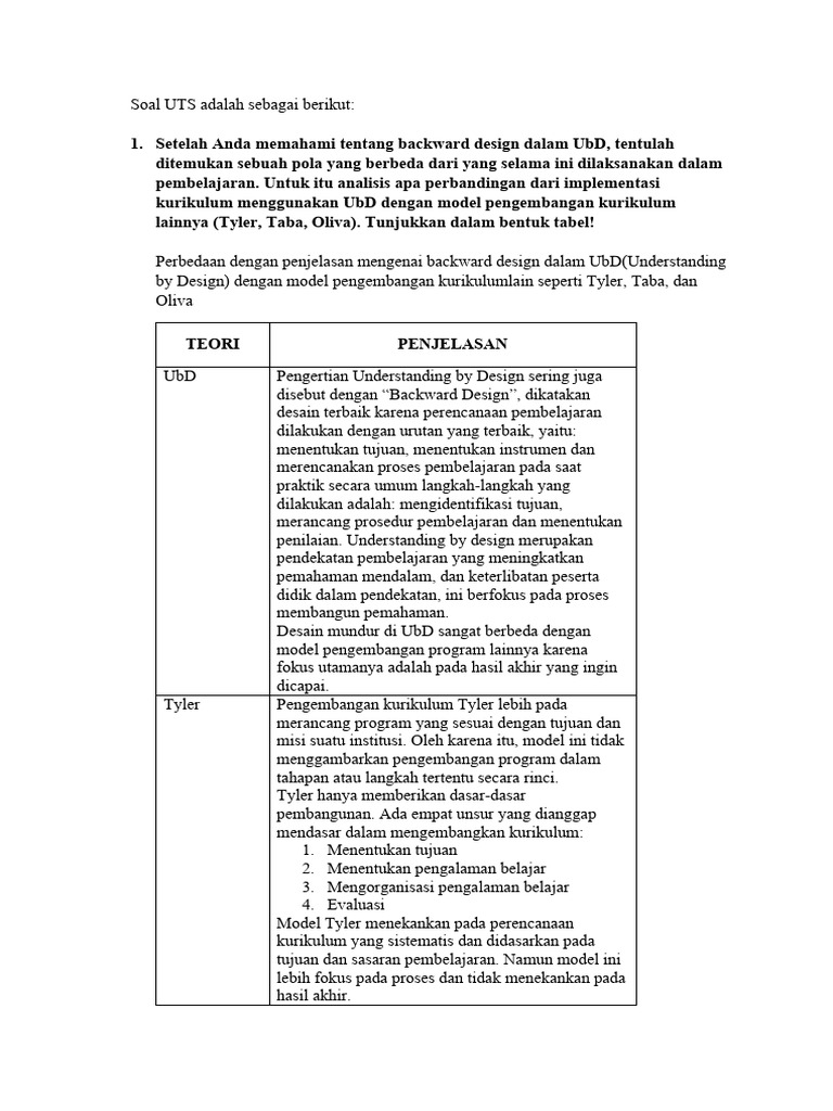 Soal UTS | PDF
