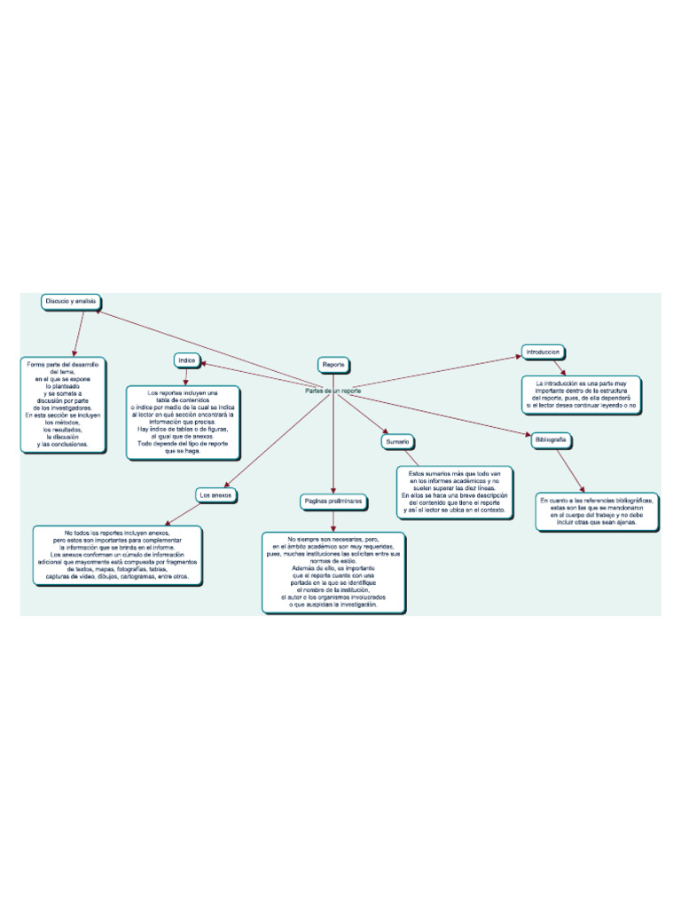 Mapa Conceptual Reporte | PDF
