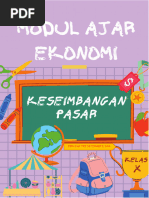 Modul Ajar Ekonomi Fase e - Kegiatan Ekonomi | PDF | Karier & Perkembangan | Bisnis