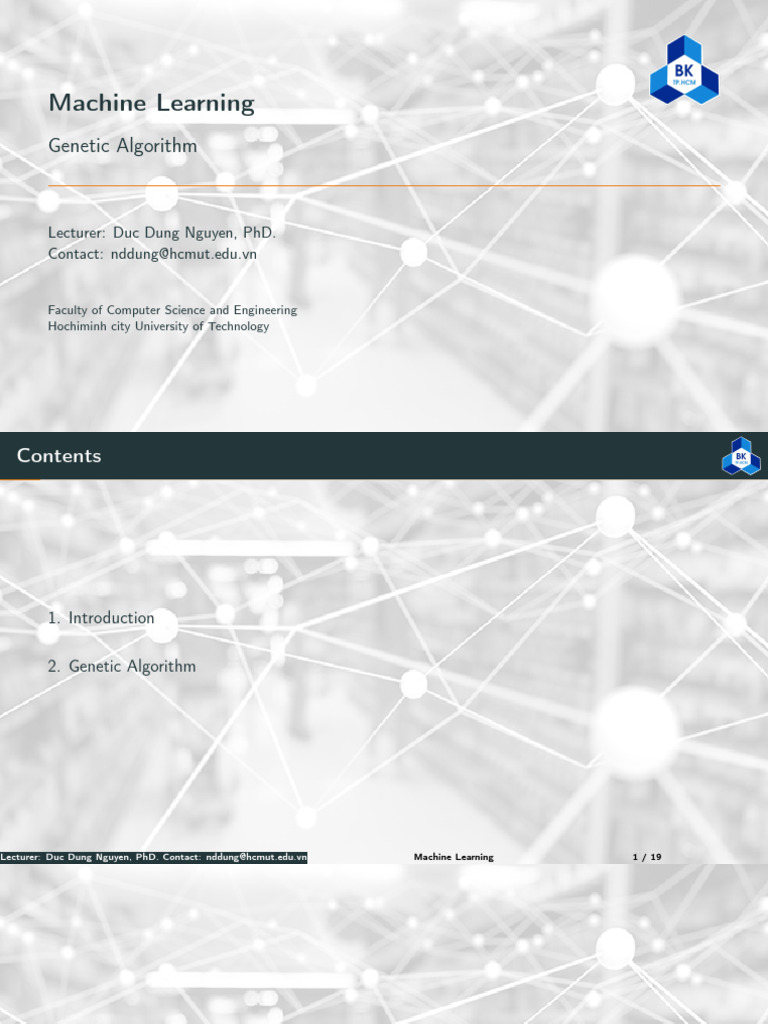 Ch04-Genetic Algorithms | PDF | Genetic Algorithm | Machine Learning