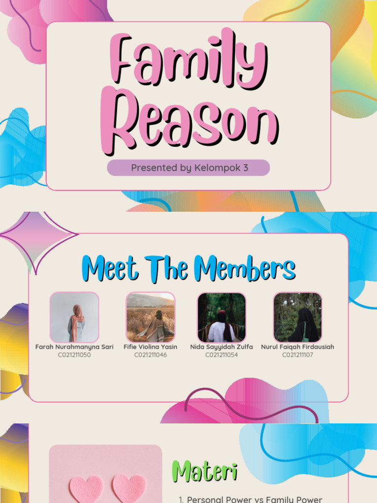 C - Kelompok 3 - Family Reason | PDF